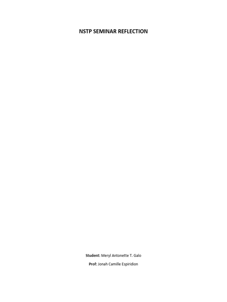 Galo Meryl Antonette T. - BSHM 0104 | PDF