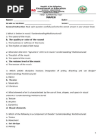 Grade 9 Creative Arts Revised Notes | PDF | The Arts