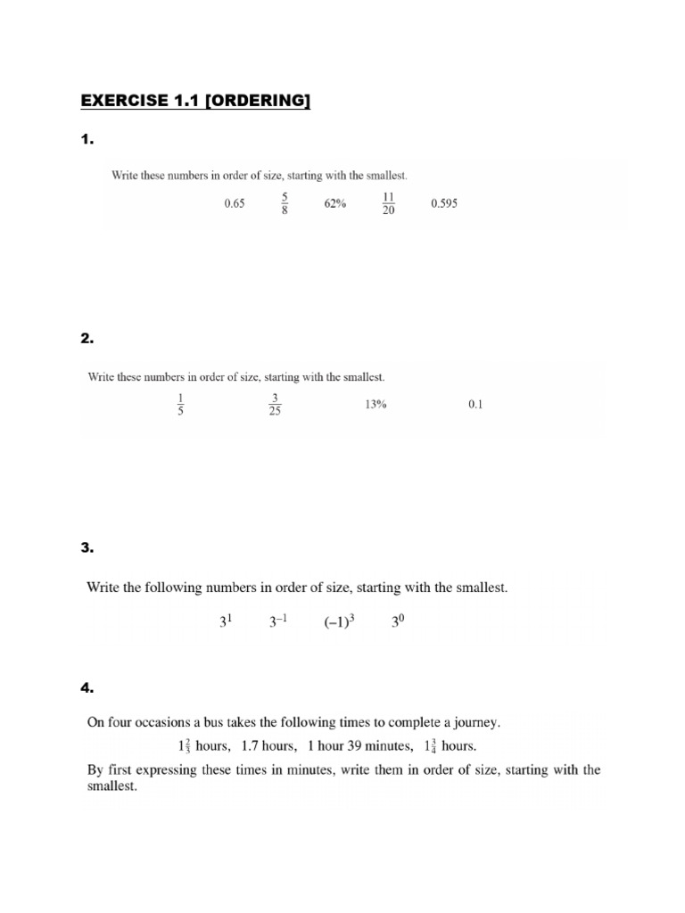 Math D Worksheet 1 | PDF