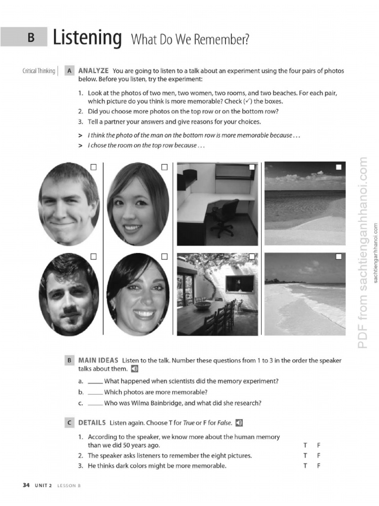 Elearning Unit 2 - Listening Exercises Abcd | PDF