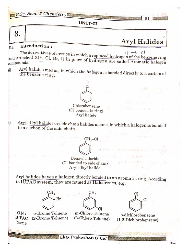 Aryl Halides | PDF