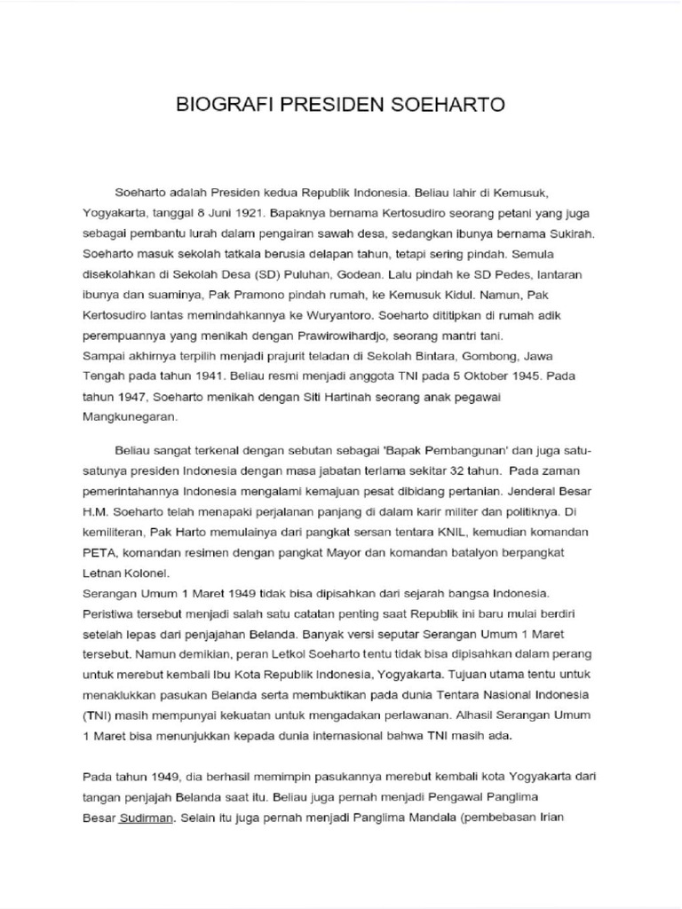 Artikel Soeharto | PDF