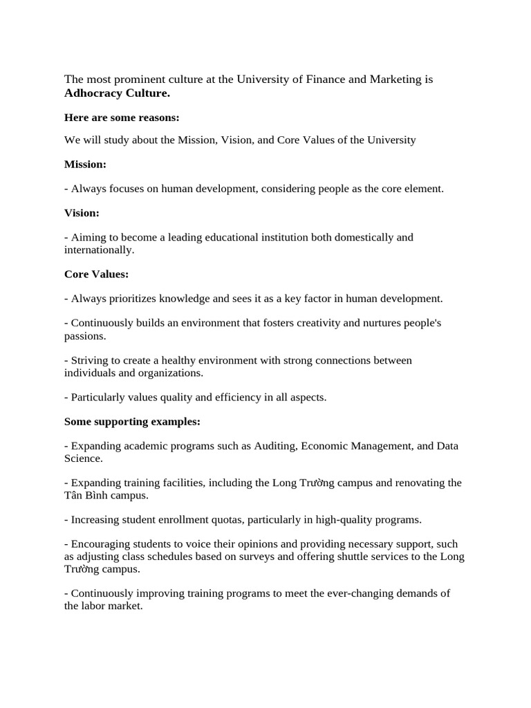 Case Study - Ufm's Corporate Culture | PDF