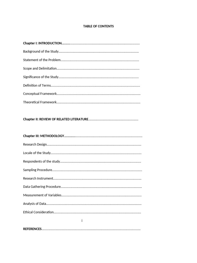 TABLE OF CONTEN WPS Office | PDF | Science | Scientific Method