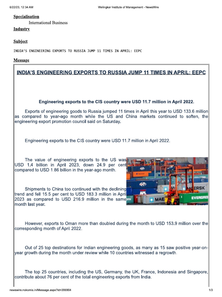 Russian Export | PDF