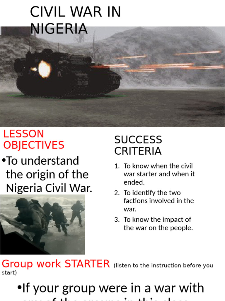 Nigeria Civil War: Lesson Overview | PDF | Biafra | Nigeria