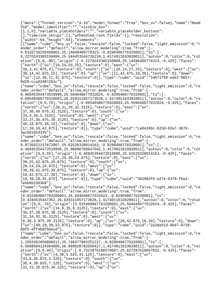 Head V10.Bbmodel (1) | PDF | Computer Architecture