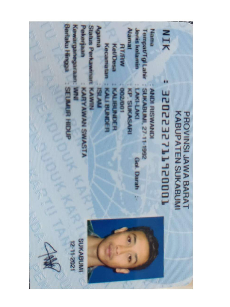 Cv Lamaran Lengkap Andi 1 2 1 | PDF