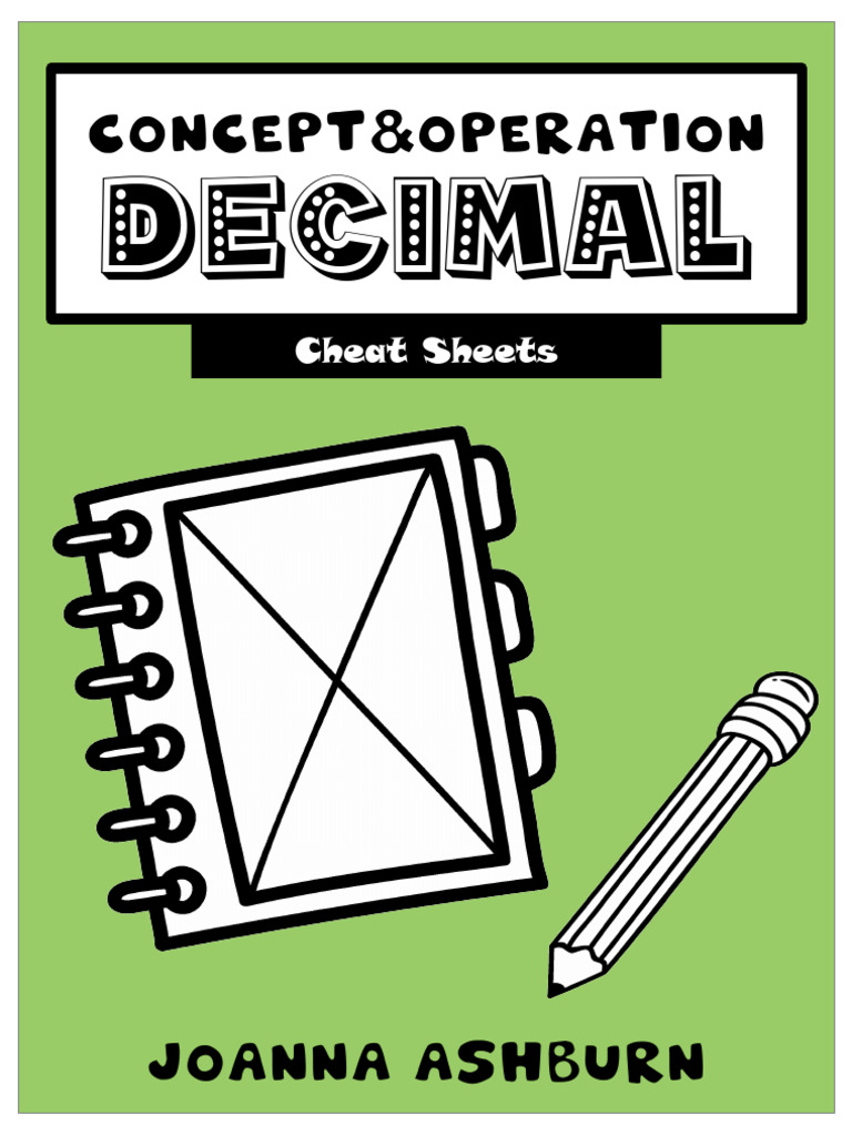 Decimal: Cheat Sheets | PDF | Multiplication | Mathematics