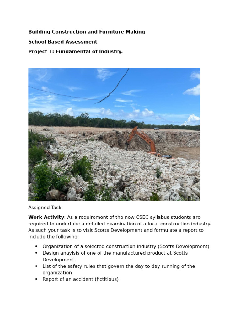 Building Construction SBA Project SAMPLE 8 | PDF | Personal Protective ...