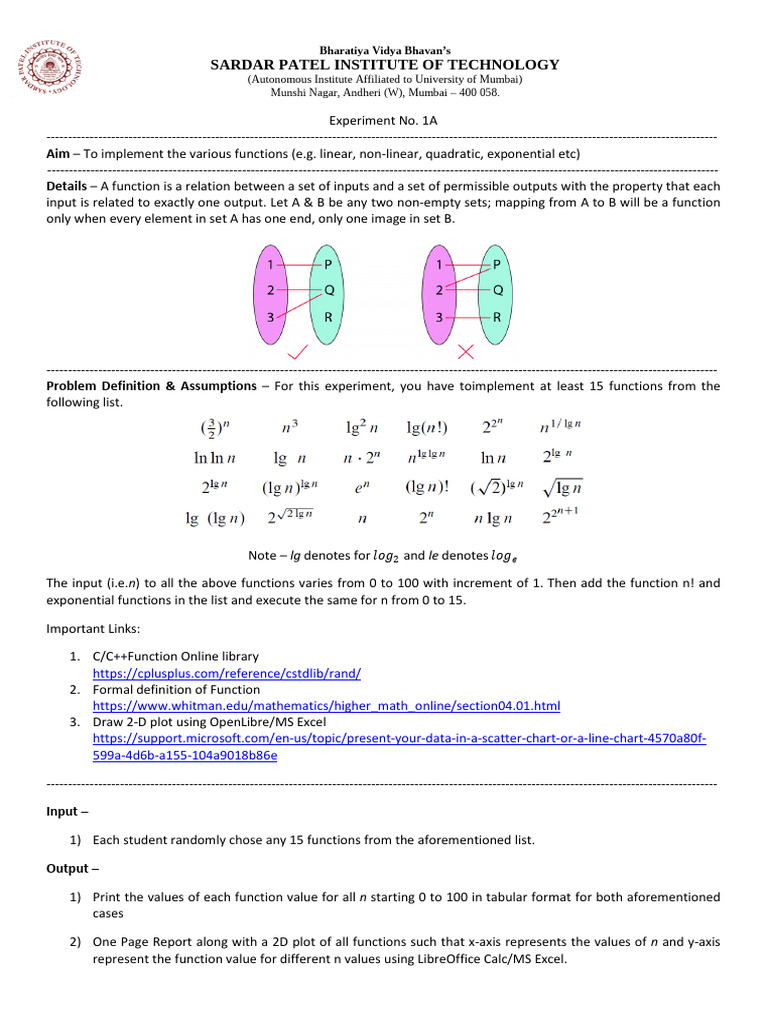 OE Lab-Manual-2024-25-Exp7-A-various functions | PDF | Function (Mathematics) | Algorithms
