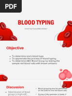 Slide Method for Blood Grouping | PDF | Blood Type | Serology