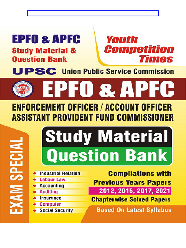 Yct Epfo Apfc-1 | PDF