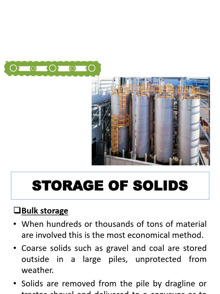 UNIT 4 Storage of Solids CONVEYING | PDF | Friction | Pressure