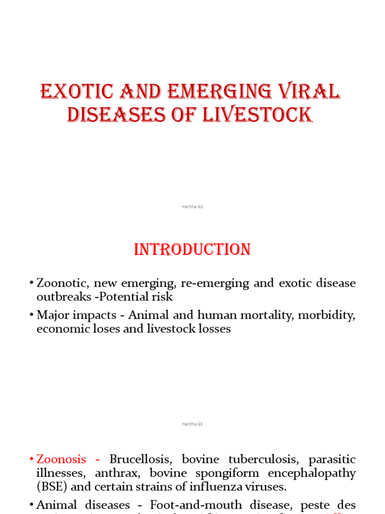 Emerging Diseases | PDF