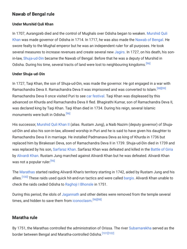 History of Odisha, Wiki - 3 | PDF