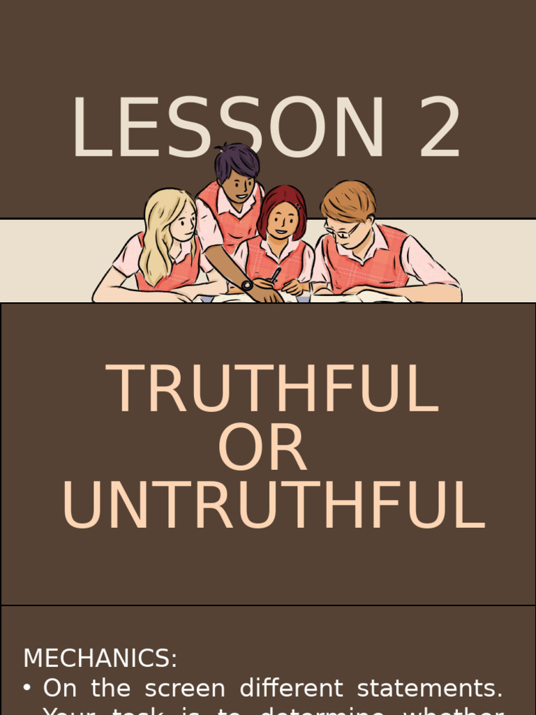 Truth vs. Untruth: Identifying Facts | PDF | Photosynthesis | Cognition