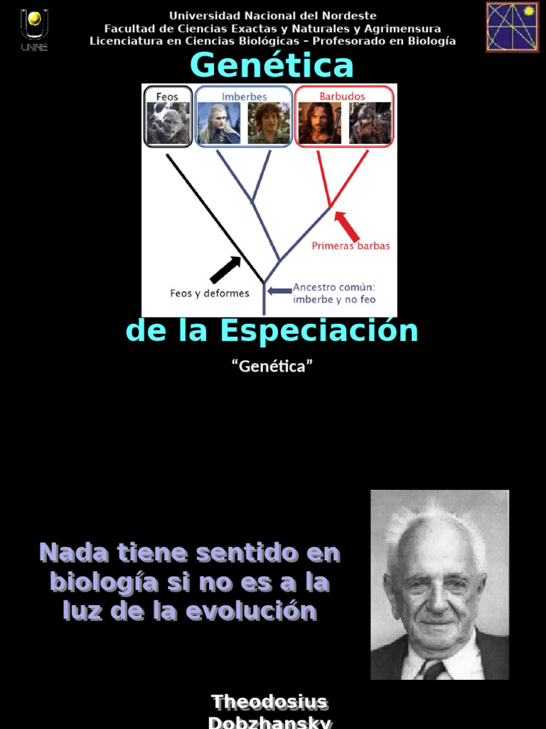 TEORICO Genética de La Especiación | PDF | Evolución | Biología