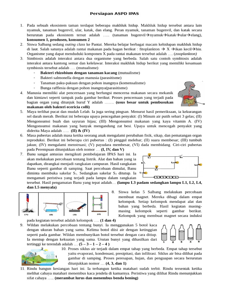 latihan ASPD IPAS 2 | PDF