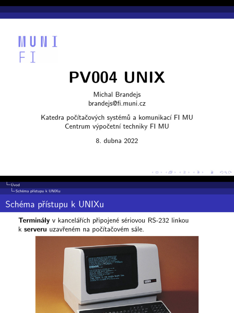 Brandejs Unix Beamer | PDF