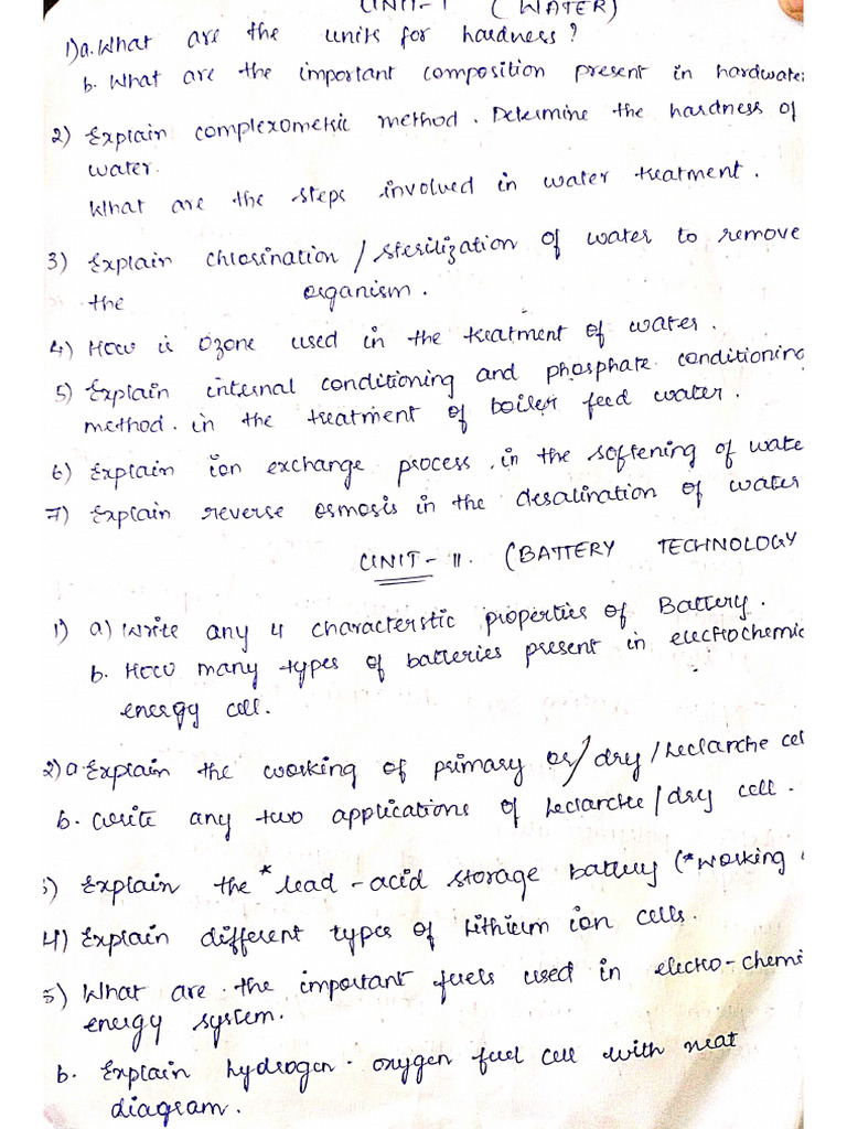 Chem Imp Questions | PDF