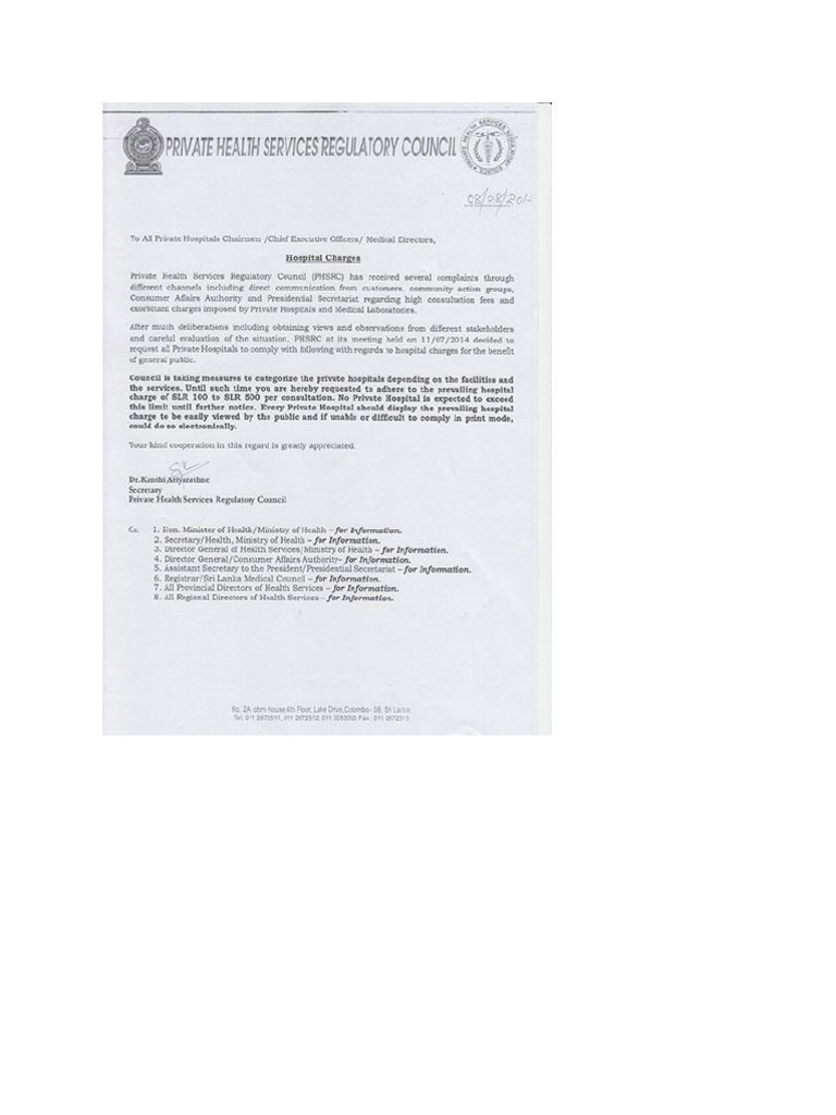 Hospital Charges | PDF