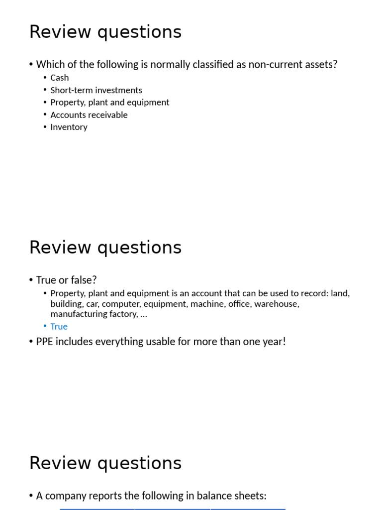 Review Ch1-3 Note | PDF | Deferral | Salary