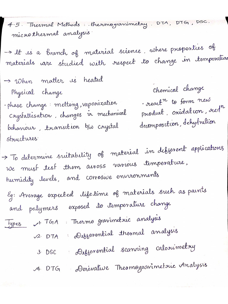 TGA DTA Methods | PDF