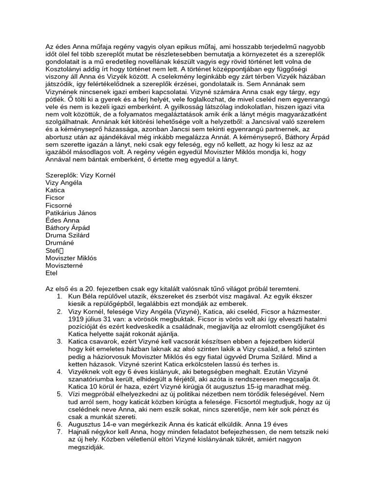 Édes Anna | PDF