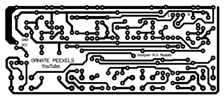 Bass Treble Mid PCB Layout | PDF