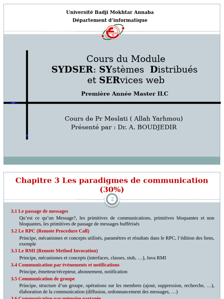 Présentation Chapitre 3 Les paradigmes de communication | PDF | la communication | Interface ...