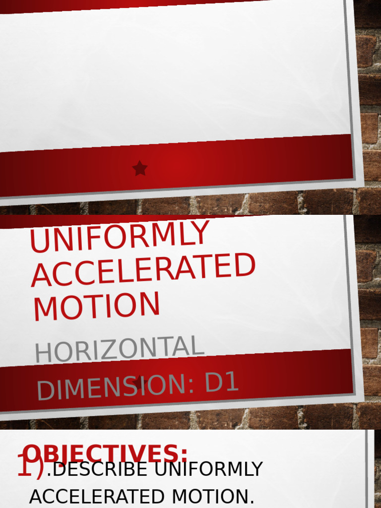 Uam Horizontal Dimension | PDF | Acceleration | Velocity