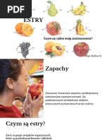 Estry - Budowa I Wlasciwosci | PDF