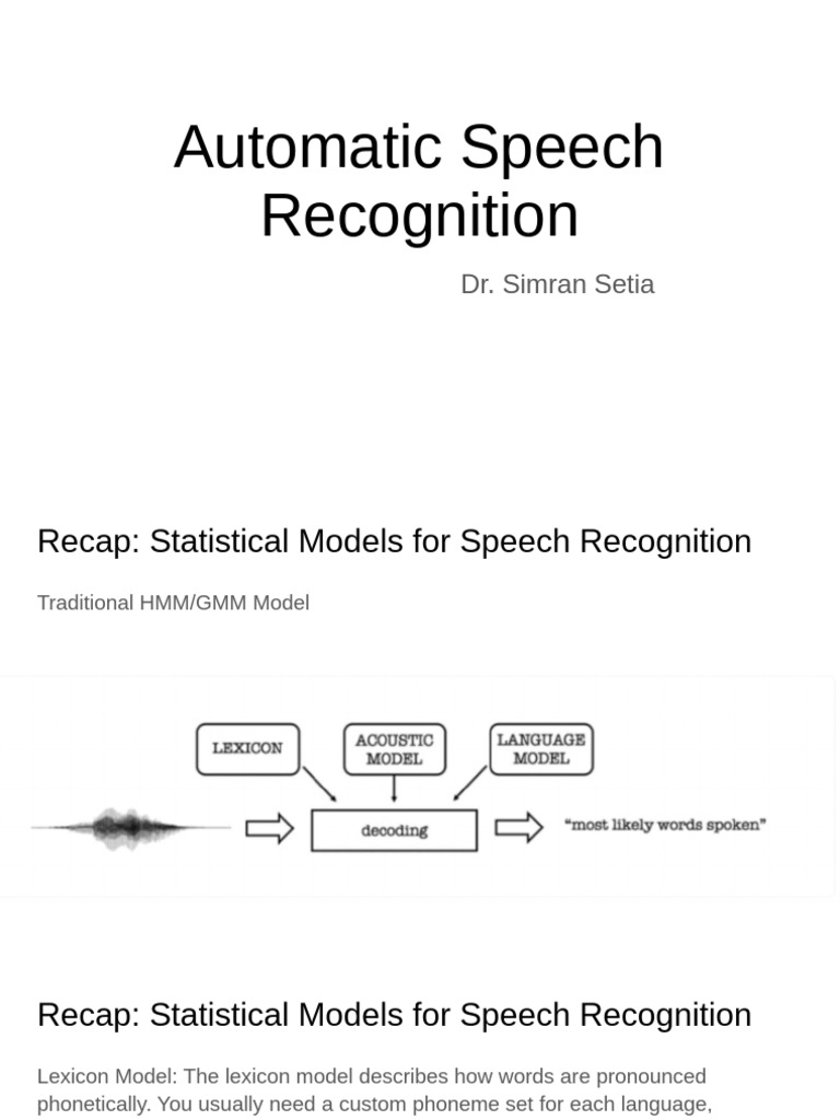 Automatic Speech Recognition | PDF | Phonetics | Consonant