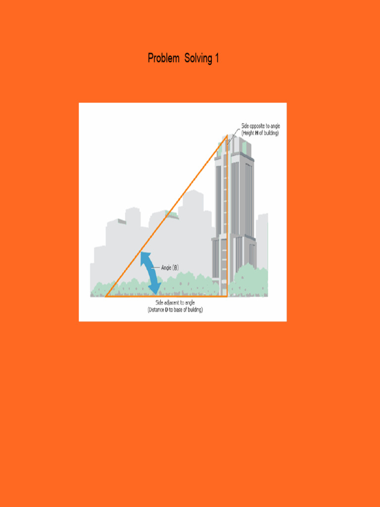 Trig Applications Problems (Lessons 7-13) | PDF