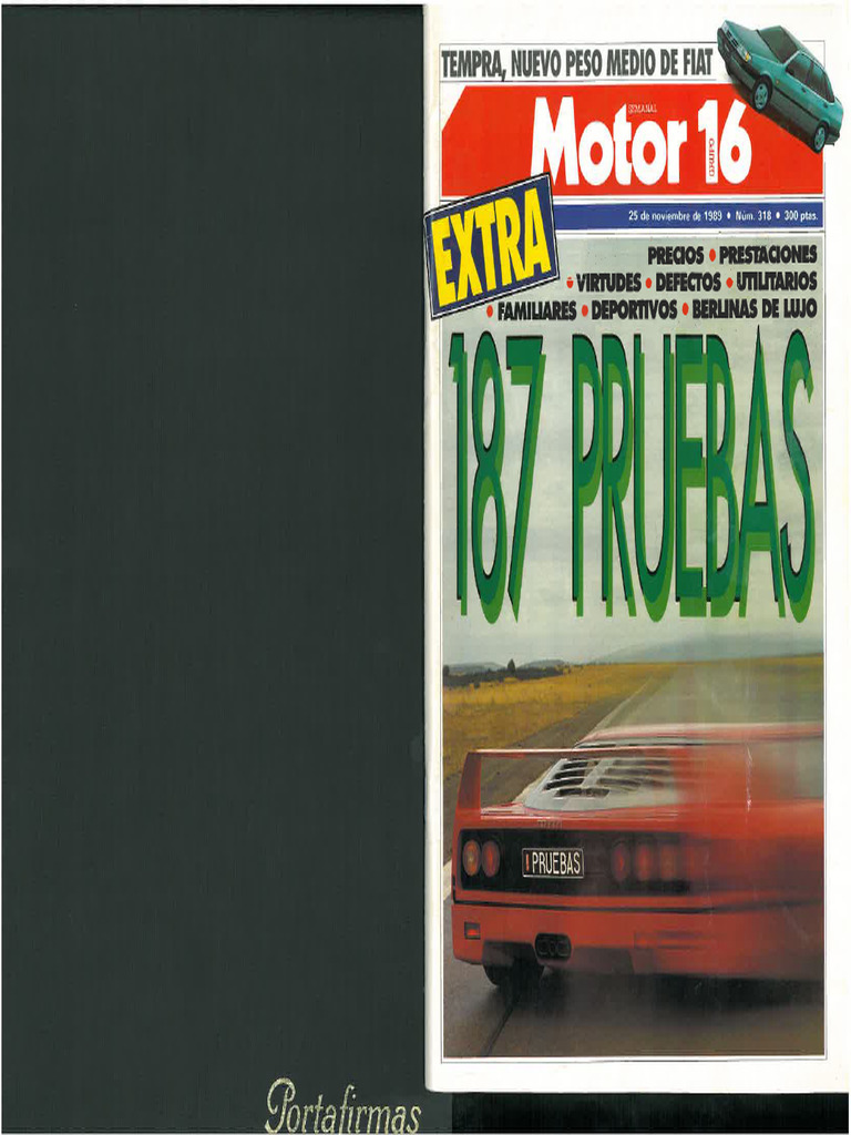 Revista Motor 16 25-11-89 | PDF