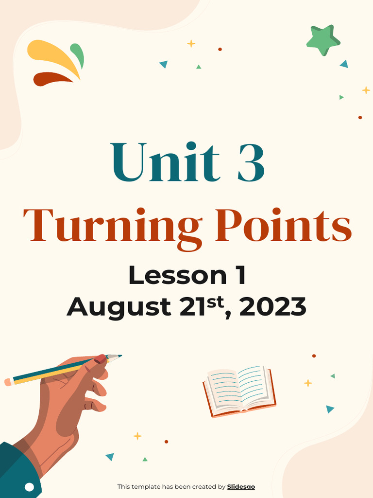 Unit 3 Turning Points Lessons 1 to 7 2023 | PDF | Ebenezer Scrooge | A ...