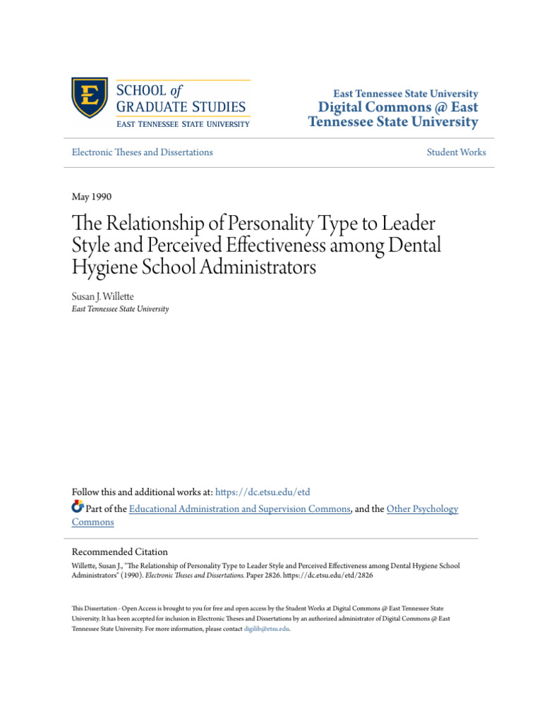 The_Relationship_of_Personality_Type_to_Leader_Style_and_Perceived ...