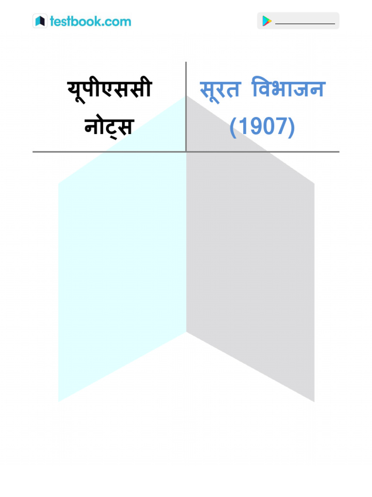Surat Split in Hindi Upsc Notes in Hindi 2d44eef2 | PDF
