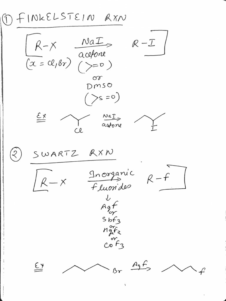 Name Reactions Class 12th | PDF