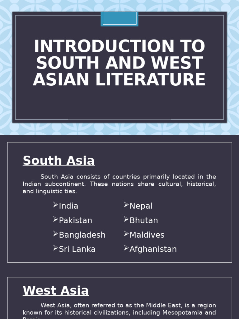 Introduction To South and West Asian Literature | PDF | Deities | Shiva