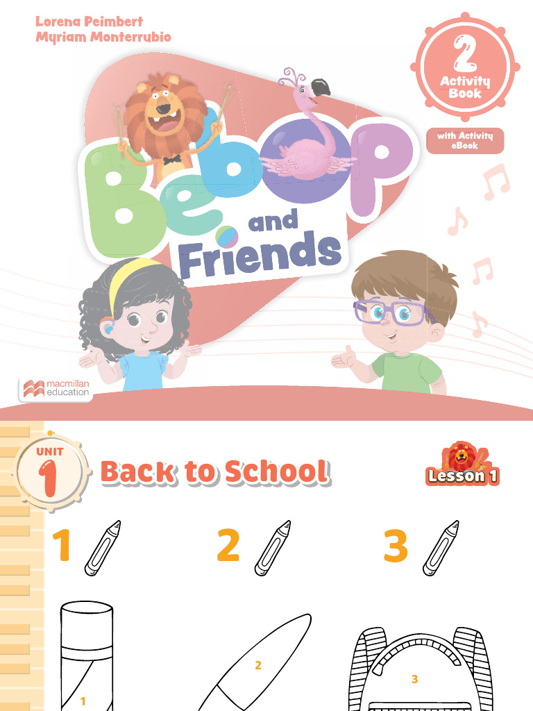 Bebop and Friends Level 2 Unit 1 Activity Book | PDF | Conservation And Restoration Materials
