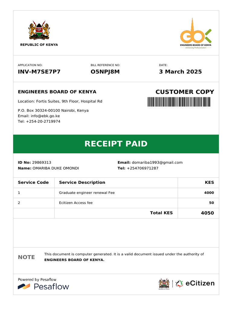 Inv M7se7p7 Receipt | PDF