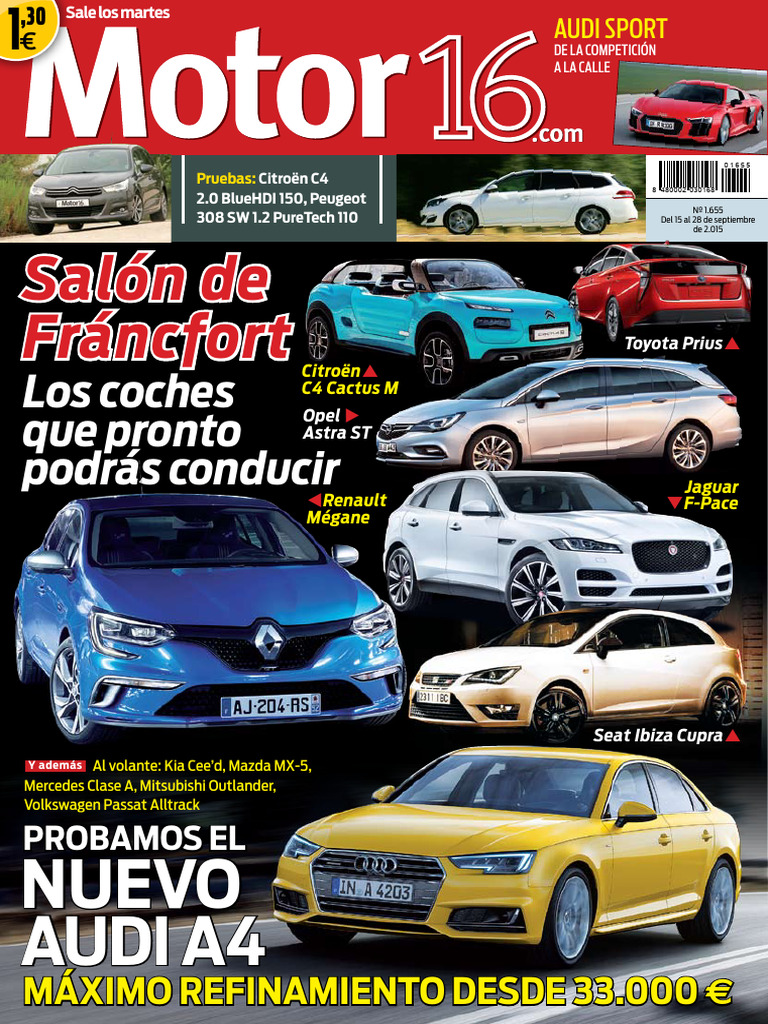 Revista Motor 16 15-9-2015 | PDF | Audi | Industria automotriz
