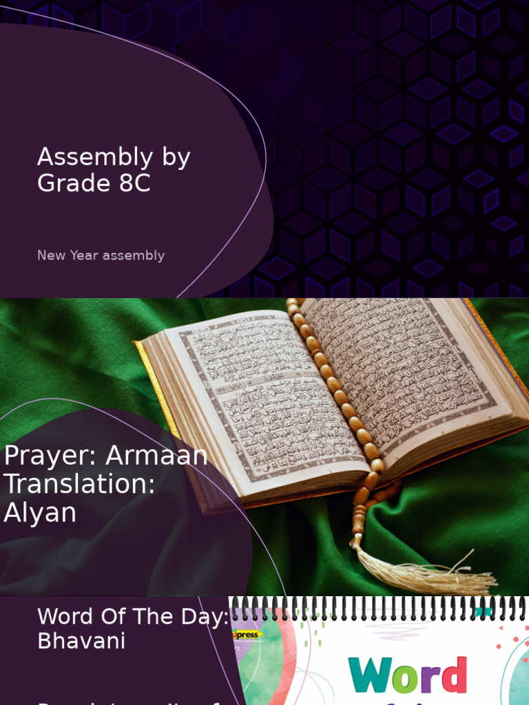New Year Assembly Highlights | PDF