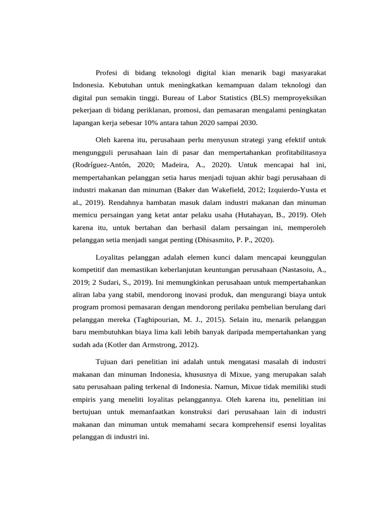 Profesi di bidang teknologi digital kian menarik bagi masyarakat Indonesia | PDF