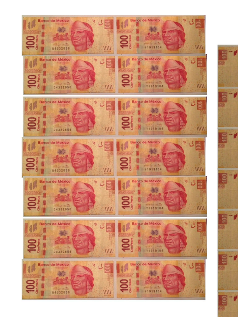Billete 100 | PDF