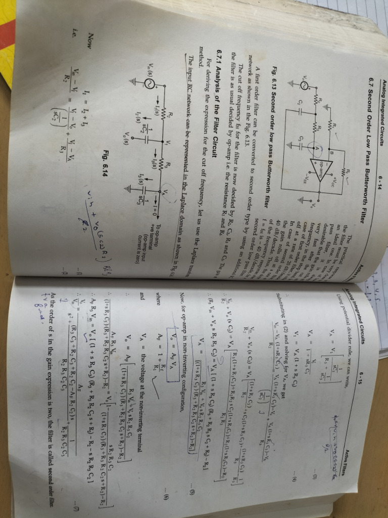 Filters of Second Order | PDF