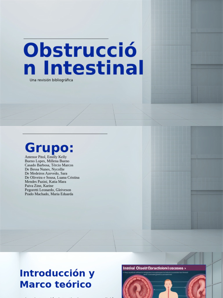 Obstrucción Intestinal | PDF | Cáncer | Medicina
