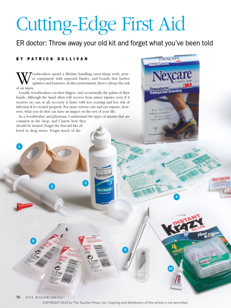 Cutting-Edge First Aid | PDF | Wound | Adhesive